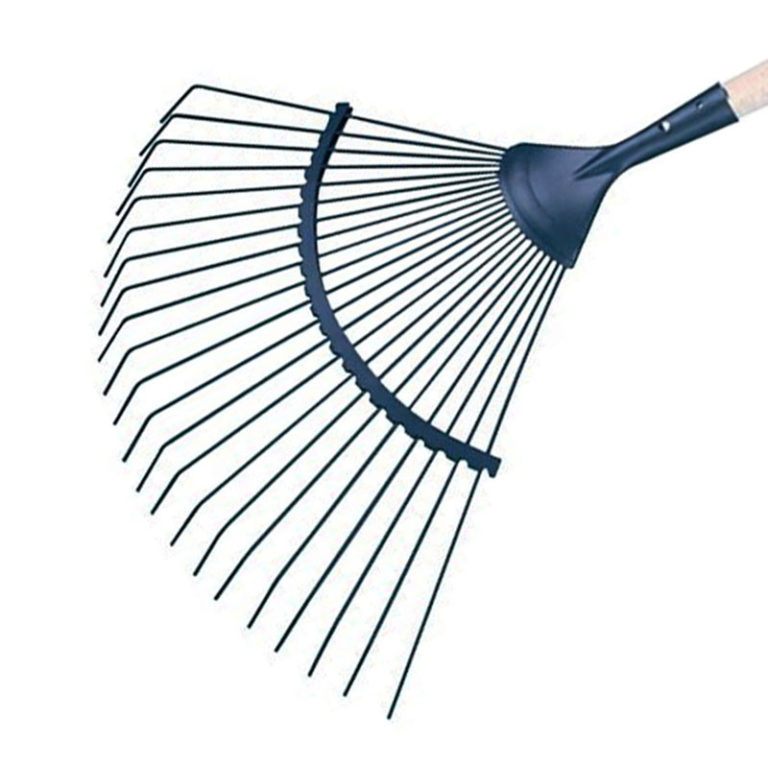 Balai à gazon fil rond. 20 dents. Sans manche. Outil à main de jardin ...